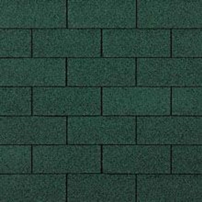 Cembrit Square Butt Bitumen Roofing Shingles (Green) - 3m2 Pack ...