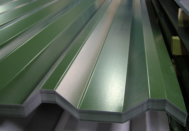 Metal Roof Sheet (34/1000 Box Profile) PVC Plastisol Coated 0.7mm Slate ...