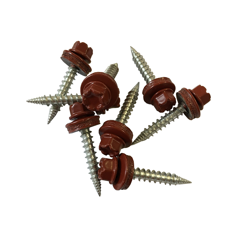Britmet Ecopan Roofing Screws in Smooth Red - Pack of 10 | Roofing ...