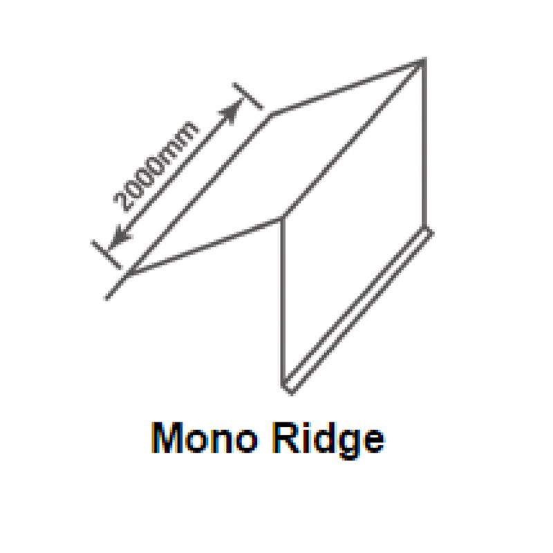 Britmet Pantile 2000 Mono Ridge - Sage Green | Roofing Superstore®