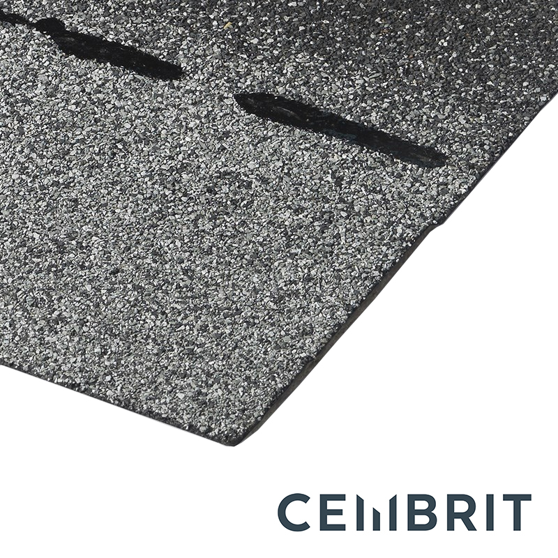 Cembrit Square Butt Bitumen Roofing Shingles (Grey) - 3m2 Pack ...