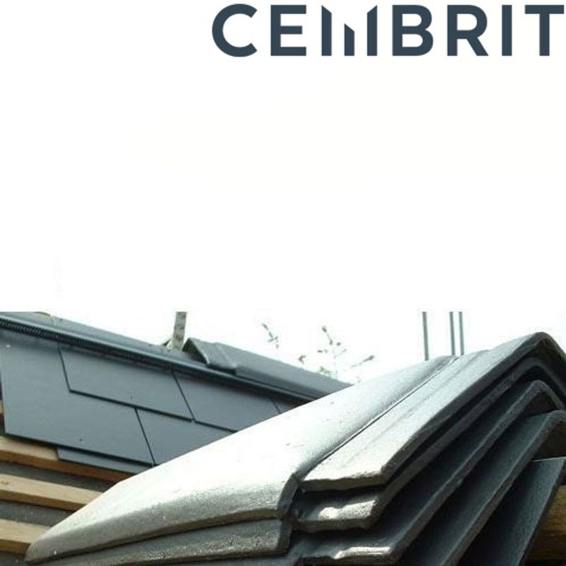 Fibre Cement Dry Ridge (Universal Angle) - Graphite | Roofing Superstore®