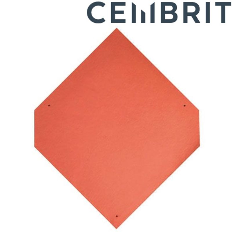 Cembrit Jutland Diamond 400mm x 400mm Slate Roof Tile - Russet ...