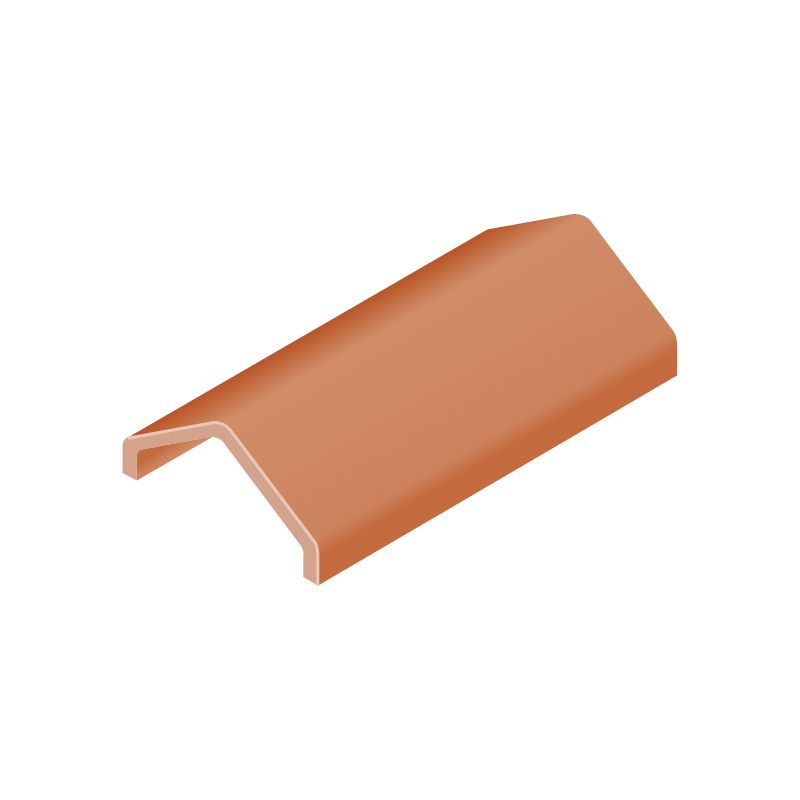 Sandtoft Legged Angle Duracoat Ridge - Red Multi | Roofing Superstore®