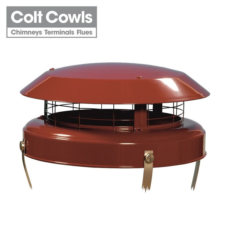 Colt Cowls Colt Top 2 Anti-Downdraught Strap Fix Cowl - 170mm to 250mm ...