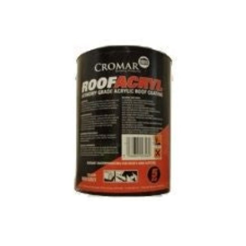Cromar Roofacryl Acrylic Roof Coating - 5kg Grey | Roofing Superstore®