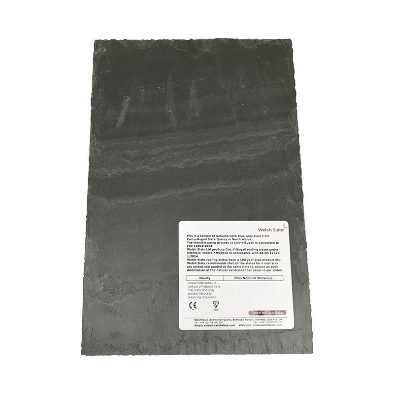 Cwt Y Bugail County Grade Welsh Slate in Blue/Grey - 500mm x 375mm ...