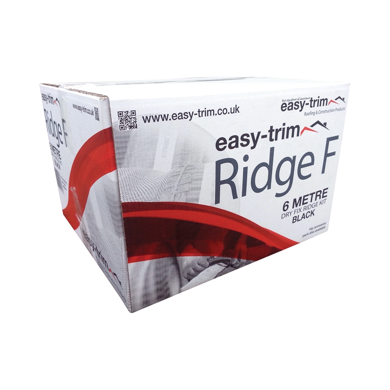 Easy Ridge F Universal Dry Vented Roll Out Ridge Black - 10m Pack ...