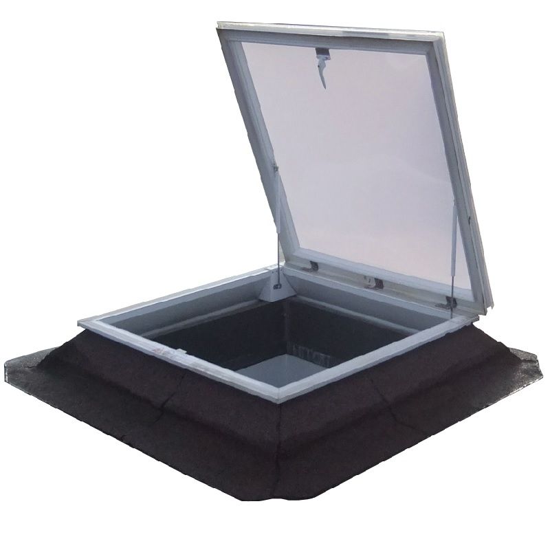 Em Access Hatch Polycarbonate Dome with 150mm PVC Curb 600 x 600mm ...