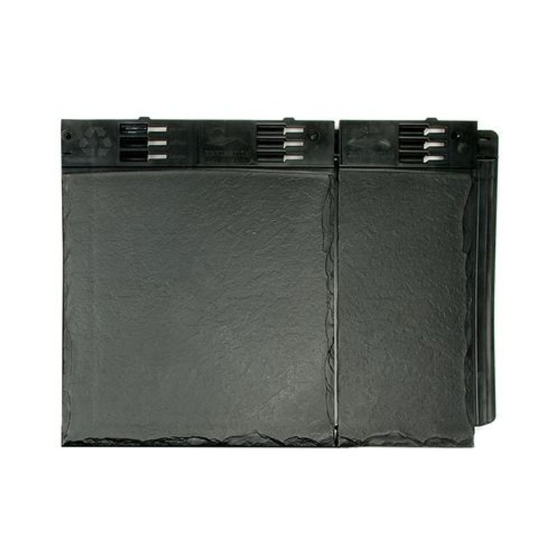Envirotile Plastic Lightweight Double Tile - Slate Grey | Roofing ...