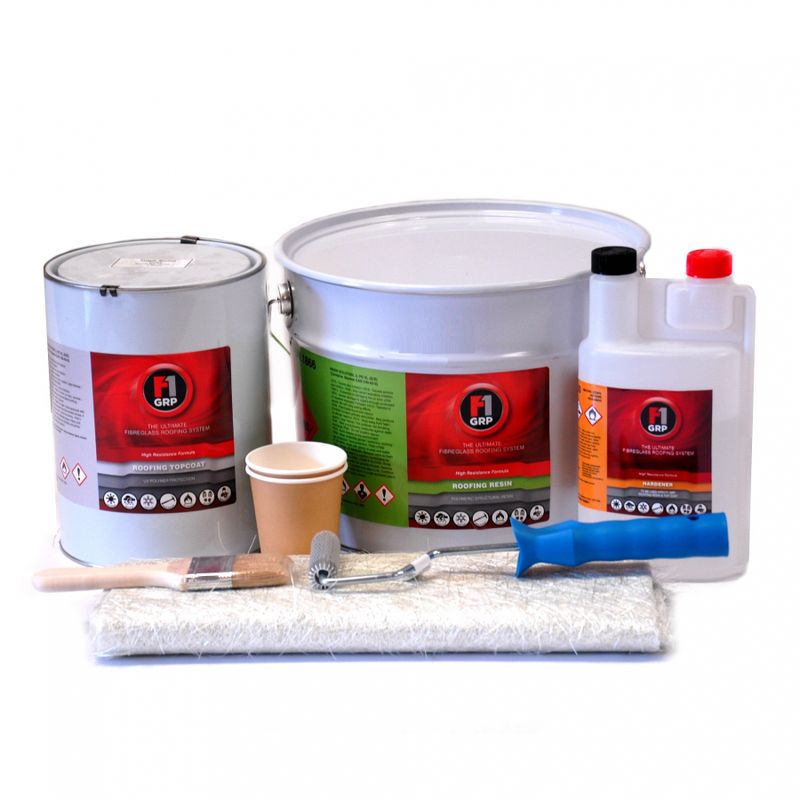 Roofing Superstore Fibreglass Roofing Kit With Tools - 1m2 | Roofing ...