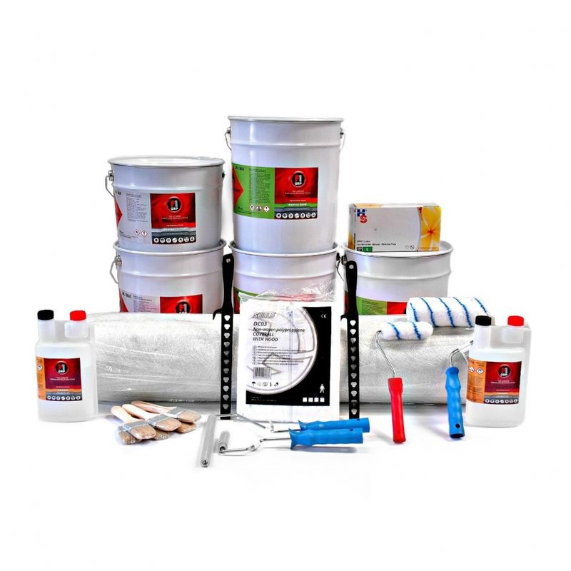 Roofing Superstore Fibreglass Roofing Kit With Tools - 20m2 | Roofing ...