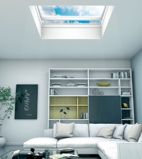 FAKRO Manual Double Glazed Modular Flat Roof Window - 600mm x 600mm ...