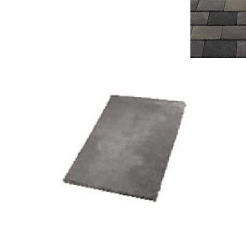 Forticrete Hardrow 330mm x 305mm Harmony Eaves Tile - Peak Stone Mix ...
