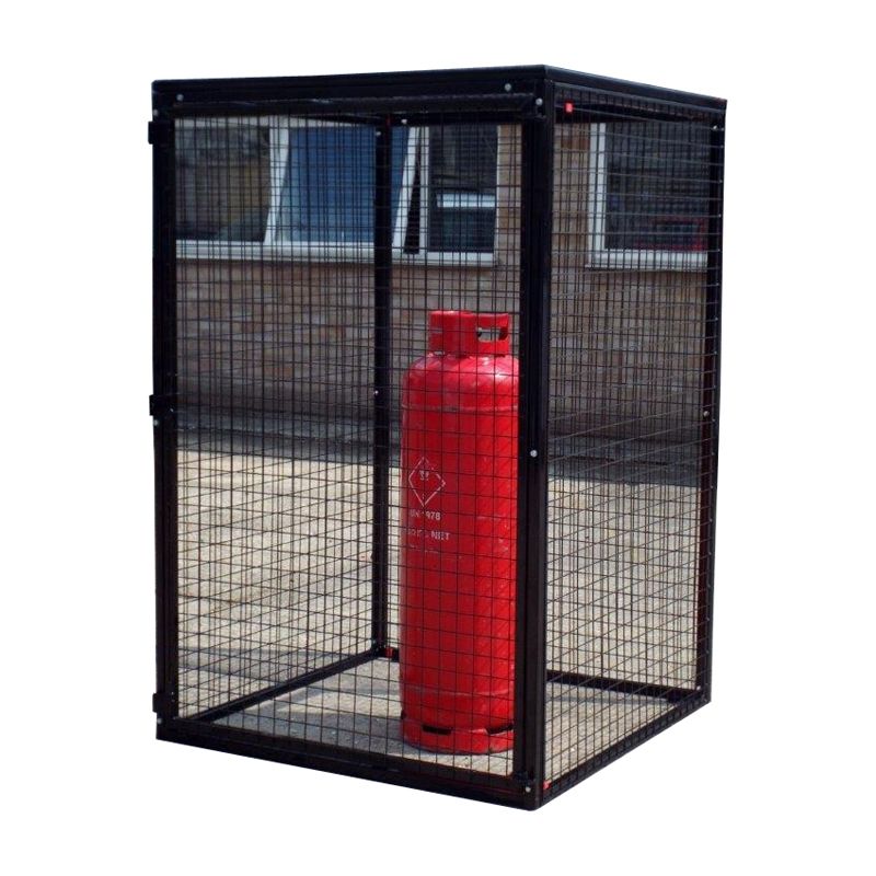 Gas Bottle / Cylinder Storage Cage - H1800mm x W1200mm x D1200mm ...