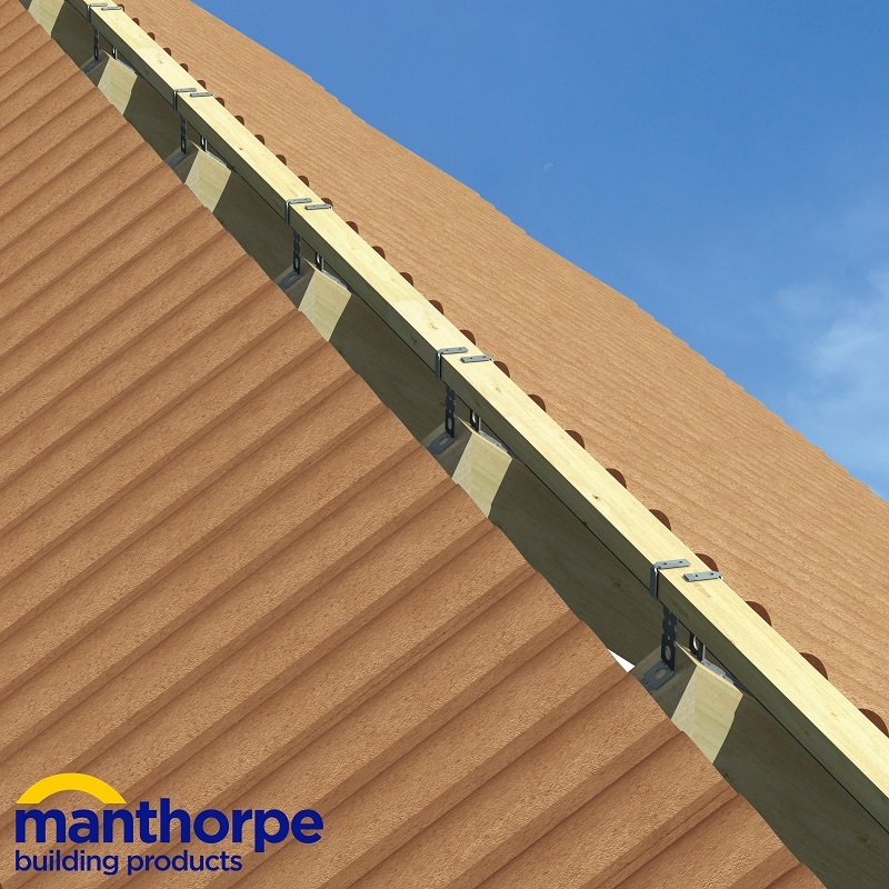 Manthorpe Roll Out Dry Ridge Batten Support Brackets - Pack of 10 ...