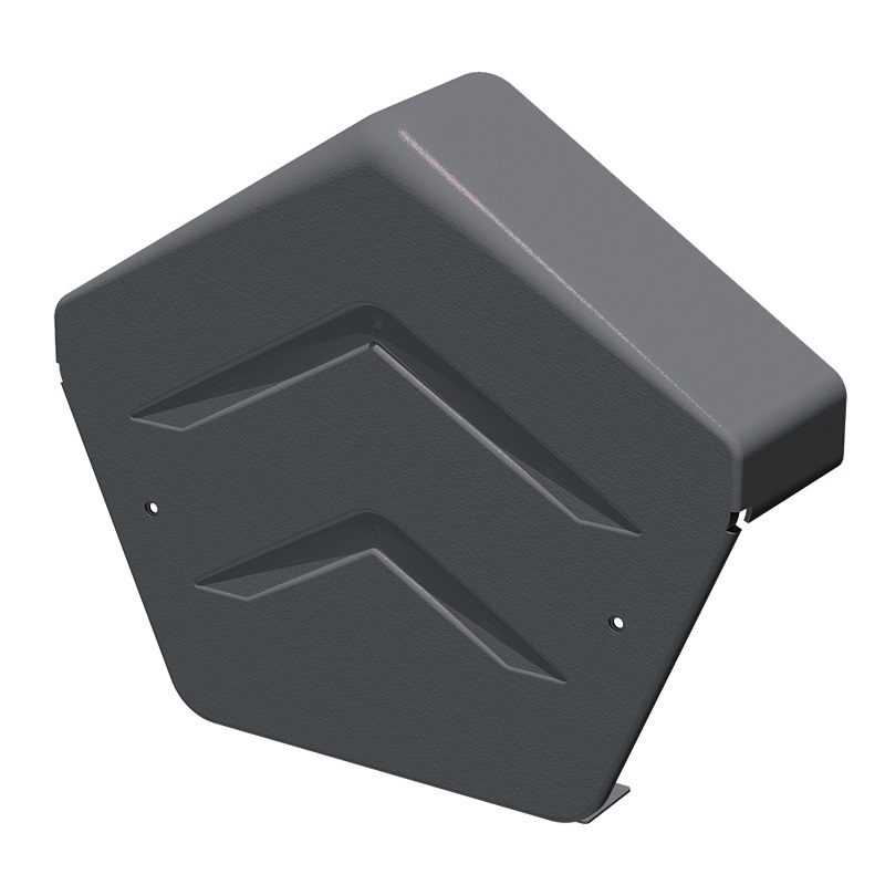 Manthorpe SmartVerge uPVC Angle Ridge End Cap (Grey) - Pack of 2 ...