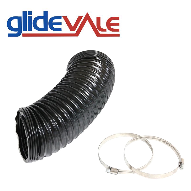 Glidevale 110mm Flexible Soil Pipe & Jubilee Clips for Extraction ...