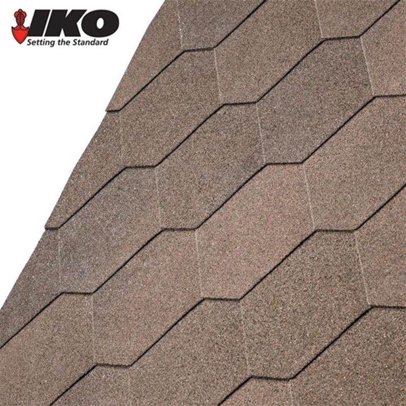 IKO Armourshield Hexagonal Roofing Shingles (Dual Brown) - 2m2 Pack ...