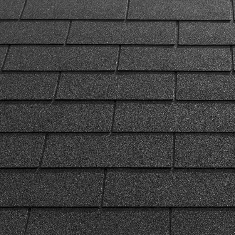Katepal Self Adhesive 3 Tab SBS Bitumen Roofing Shingles 2.4m2 - Black ...