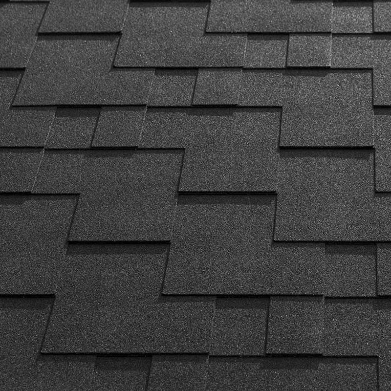 Katepal Super Rocky Bitumen Roofing Shingles (3m2) - Black | Roofing ...