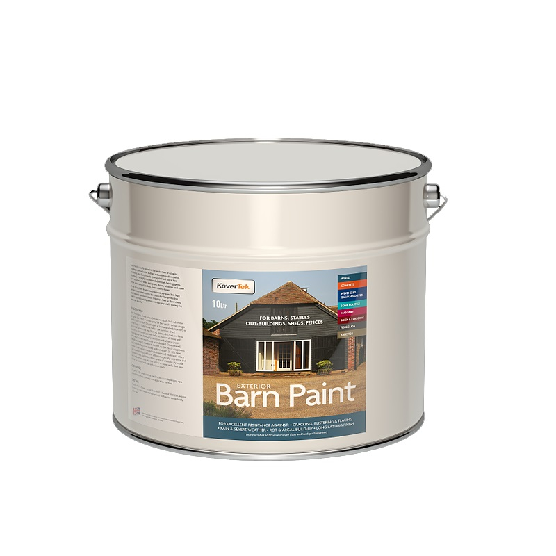 KoverTek Barn Paint Black Matt 10L | Roofing Superstore®