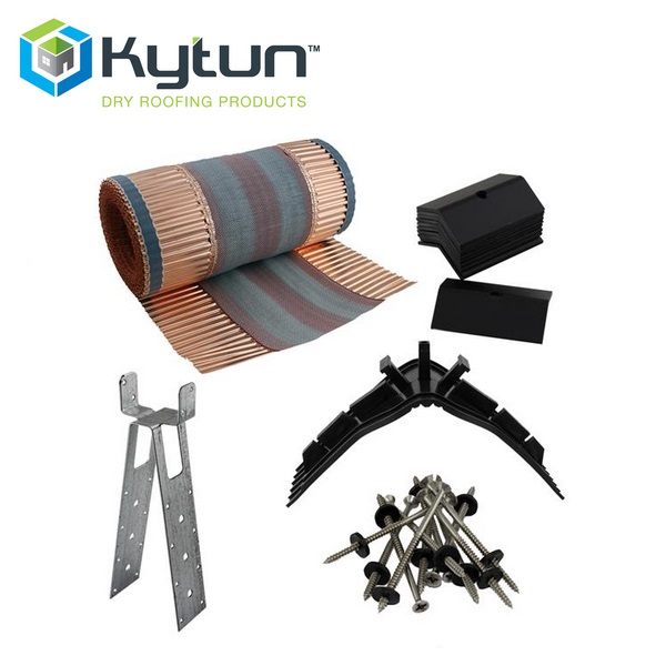 Kytun Universal Dry Ridge Kit 6m in Copper | Roofing Superstore®