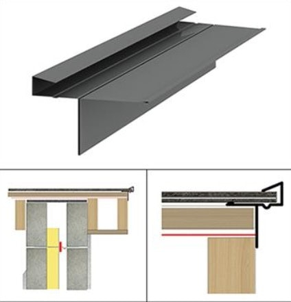 Kytun PVC Dry Verge For Man-Made Slate T2 32mm - 2m Pack of 15 ...