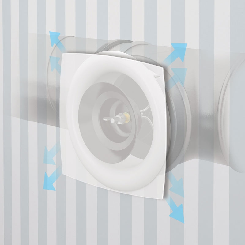 Room Ventilation Valve Lindab Airy - 100mm (Body Only - AIRYB ...