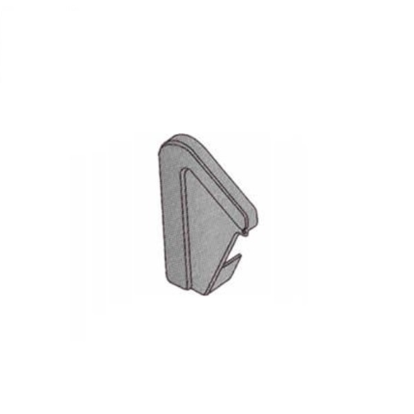 Marley Modern Mono Ridge End Cap Left Hand - Grey | Roofing Superstore®
