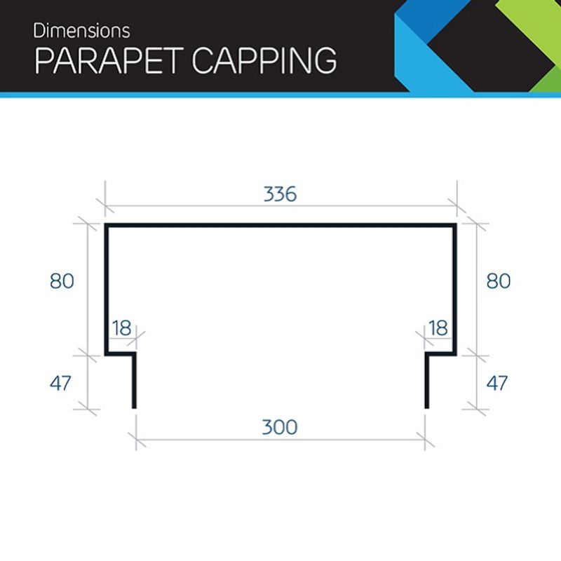 Kytun Parapet Capping Plastisol Coated Galvanised Steel Black | Roofing ...
