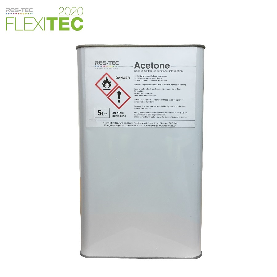 Restec Flexitec 2020 Acetone - 5 Litre | Roofing Superstore®