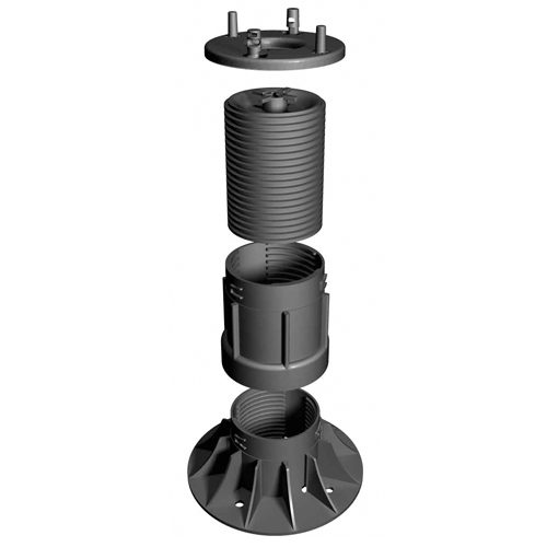 RynoDeck RDA-4 Self-Levelling Adjustable Decking Pedestal 110-160mm ...