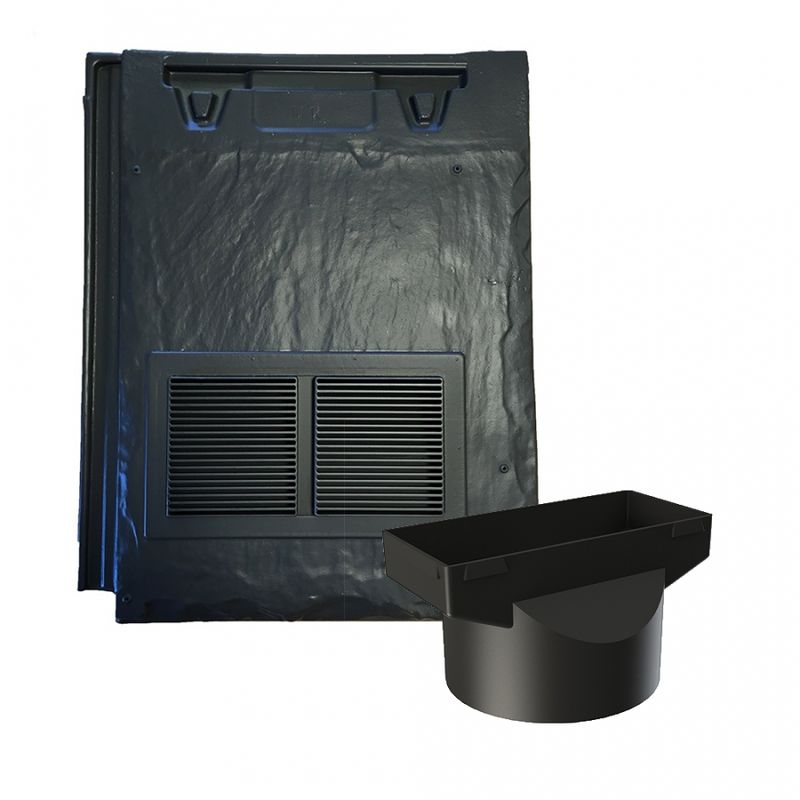 Sandtoft New Rivius Concealed Tile Vent with Pipe Adaptor - Antique ...