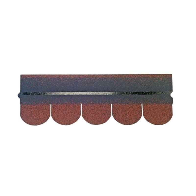 Roofing Superstore Scalloped Roofing Bitumen Felt Shingles in Red - 3m2 ...