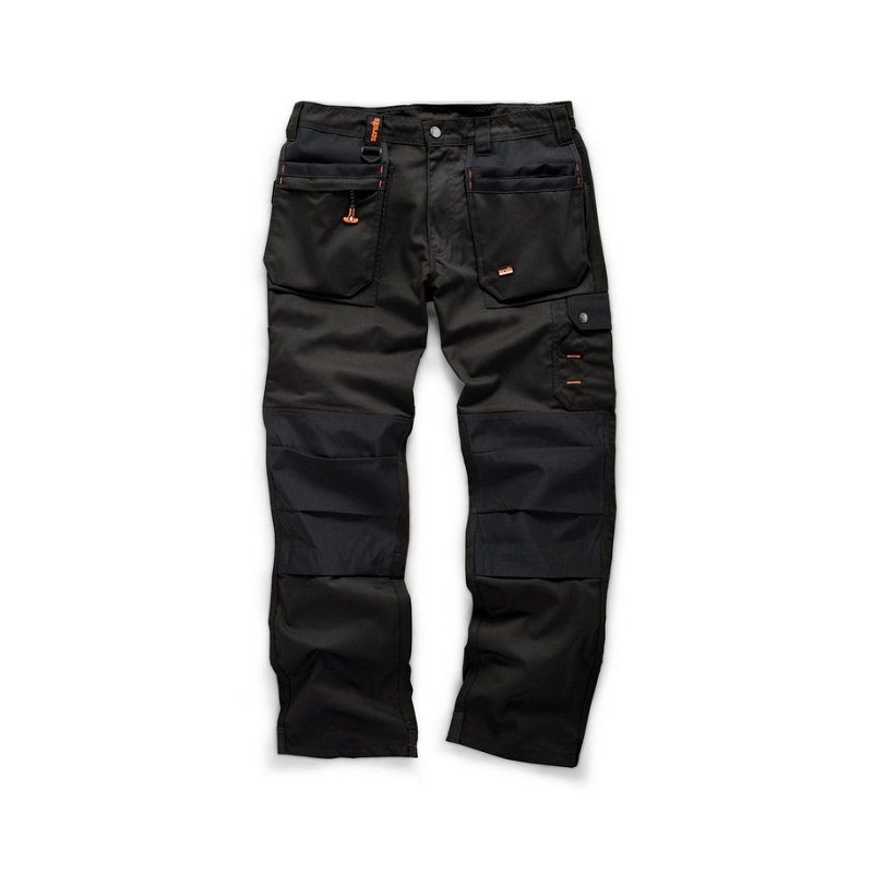 Scruffs Worker Plus Trousers in Black - 34R | Roofing Superstore®