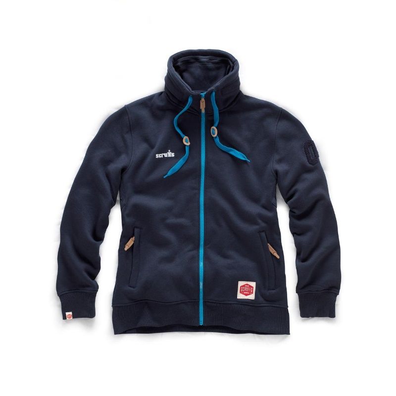 Scruffs Vintage Zip Thru Fleece in Navy - XXL | Roofing Superstore®