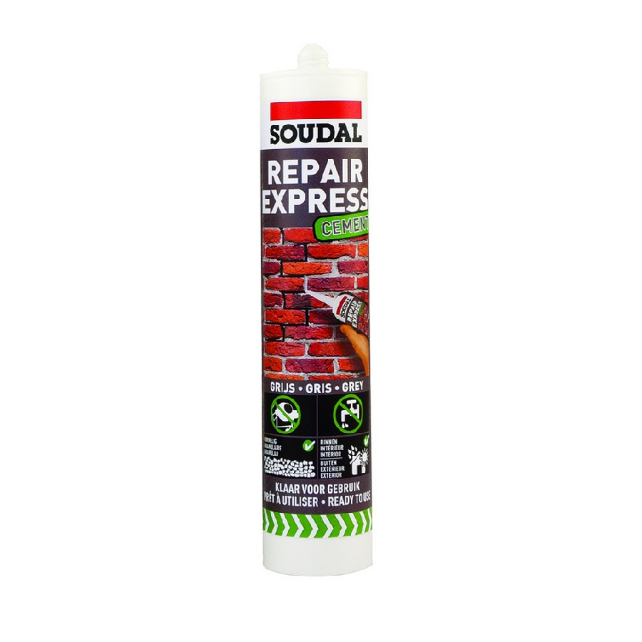 Soudal Repair Express Cement Beige Filler 290ml Tube