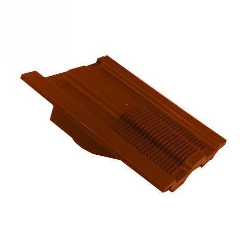 Ubbink UB62 Castellated In-line Roof Tile Vent - Terracotta | Roofing ...