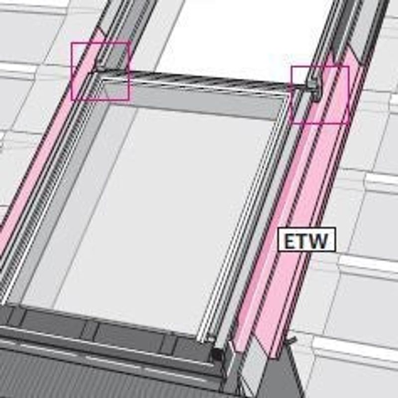 VELUX ETW WK34 0000H Combination Tile Flashing for GIL/U | Roofing ...