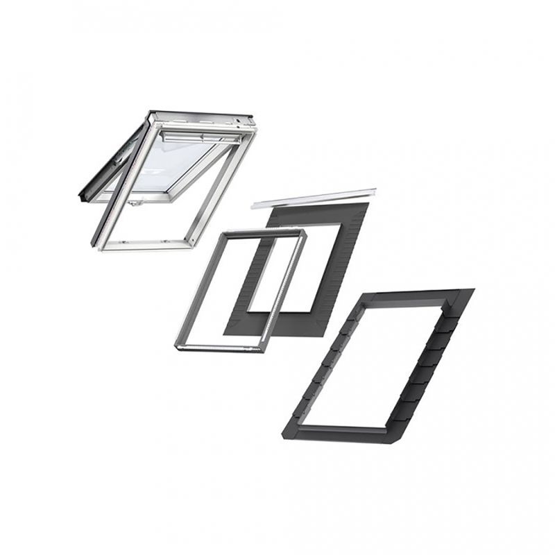 VELUX GPL MK06 S10L03 Triple Slate Roof Window Bundle - 78cm x 118cm ...