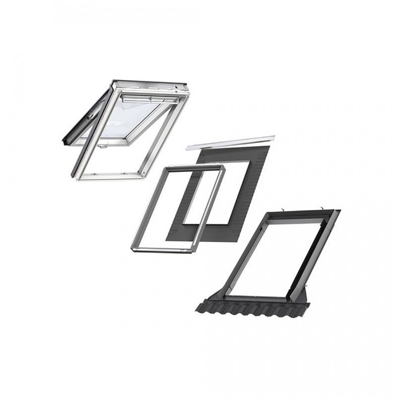 VELUX GPL MK08 S10W03 Triple Tile Roof Window Bundle - 78cm x 140cm ...