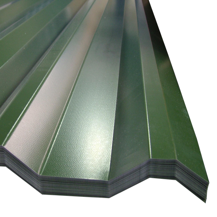 Metal Roof Sheet 33/1000 Box Profile 3.65m (12ft) x 1m - Juniper Green ...