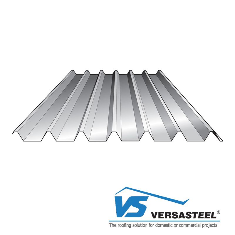 Metal Clad Sheet 38/914 Box Profile 3.65m (12ft) x 914mm - Goosewing ...