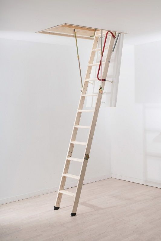 Werner Hideaway 3 Section Loft Ladder - EN14975 | Roofing Superstore®