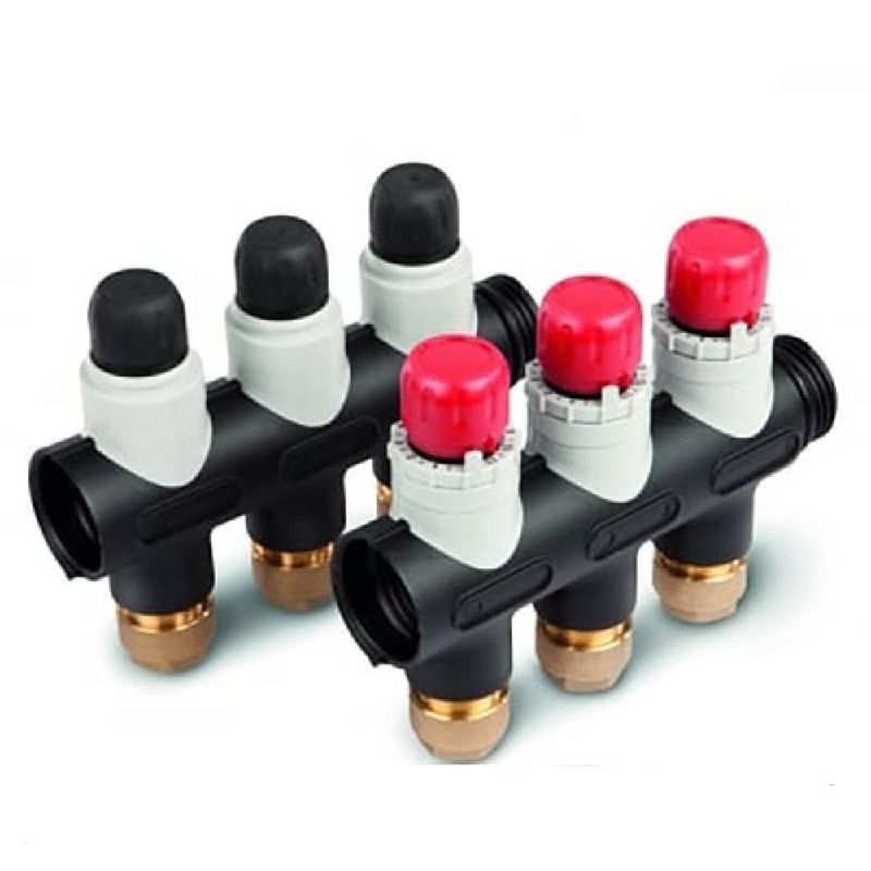 Hep2o Composite Manifold 3 Port Pack for Underfloor Heating | Plumbing ...