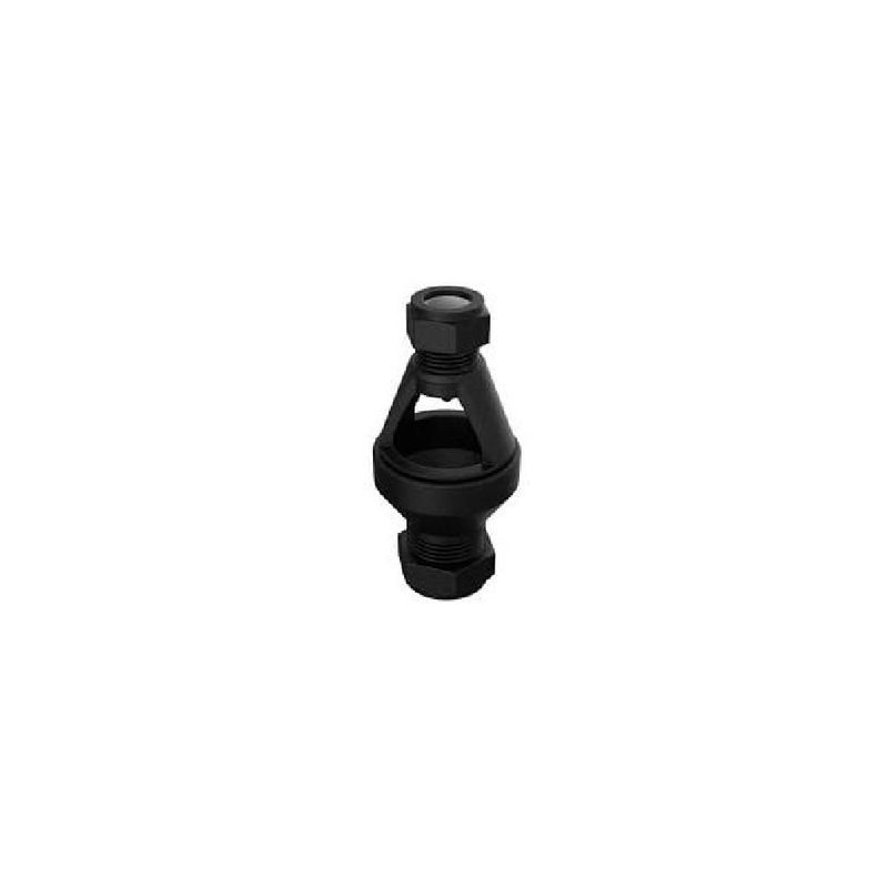 Straight Tundish Black Plastic - 22mm x 28mm | Plumbing Superstore®