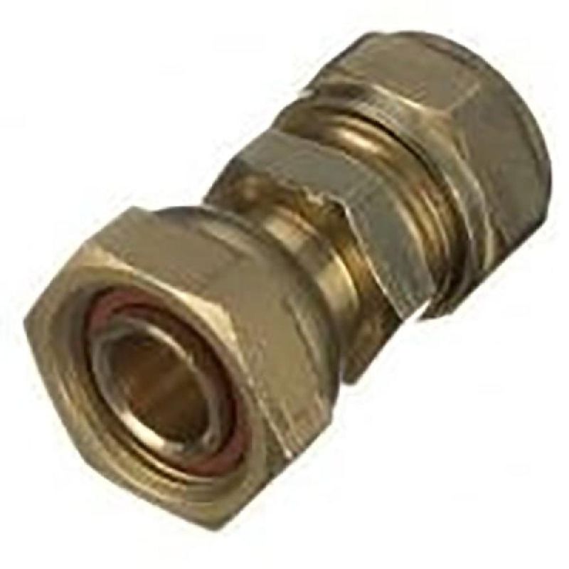 JTM Compression Tap Connector Straight - 15mm x 3/4 Inch | Plumbing ...