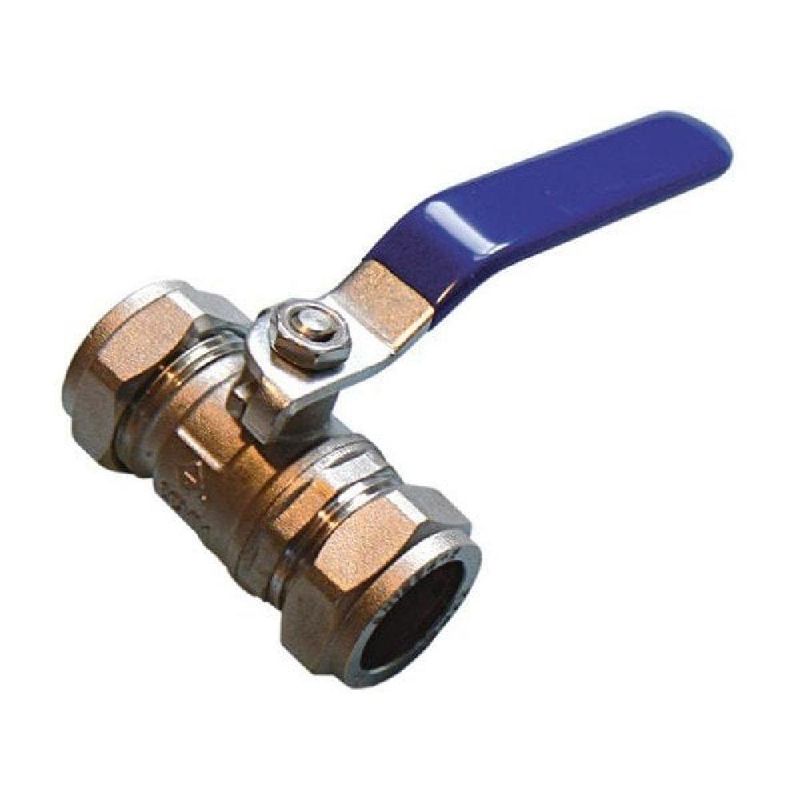 JTM Full Bore Ball Valve With Blue Handle | Plumbing Superstore®