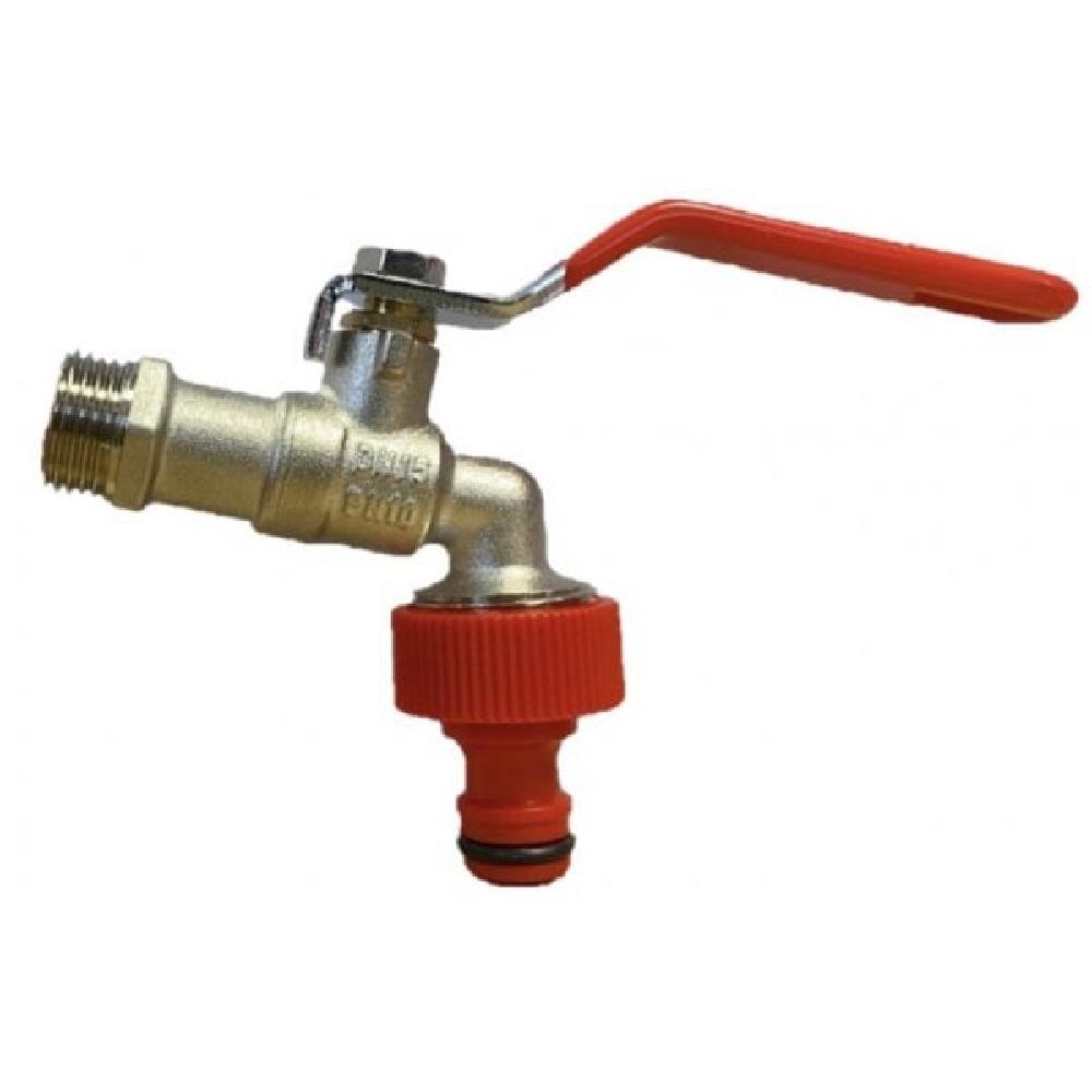 JTM Bibcock Lever Valve - 1/2 Inch (Plastic Head) | Plumbing Superstore®